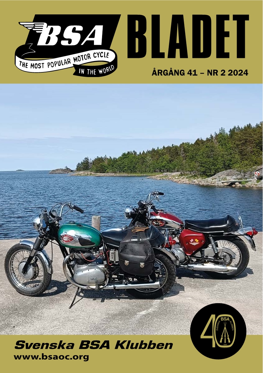 Click for bigger picture - BSA Bladet nr 2 2024, Two BSA:s watching the ...